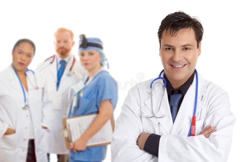 Hospital Medical Staff Team Stock Image - Image of medical, cosmetic ...