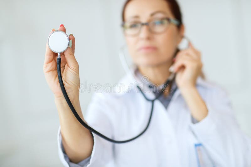 Doctor at work stock image. Image of healthy, checklist - 115751475