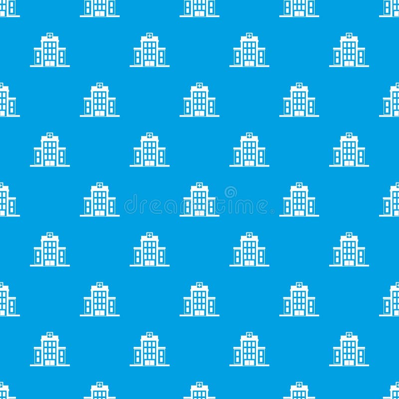 Hospital Pattern Seamless Blue Stock Vector - Illustration of blog ...