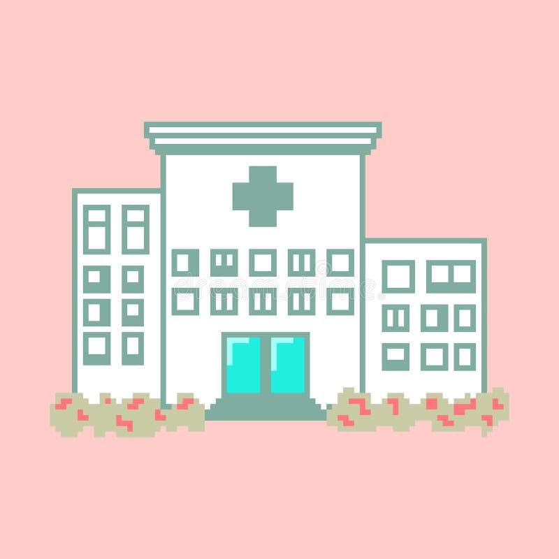 Hospital Pixel Art Stock Illustrations – 741 Hospital Pixel Art Stock ...