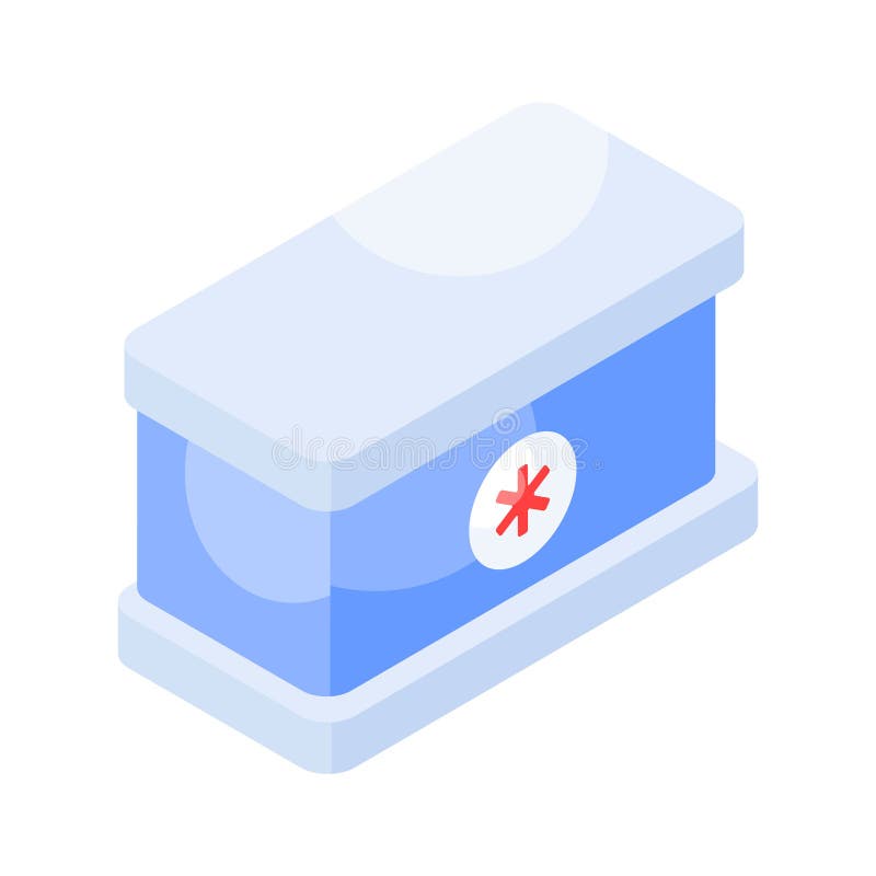 Hospital Reception Table Vector Design in Isometric Style Stock Vector ...