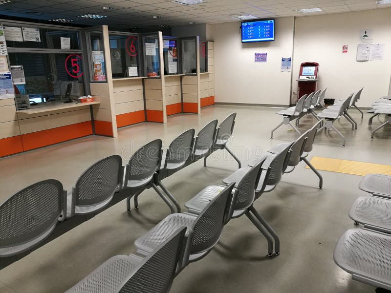 Hospital Reception Waiting Room Stock Photo - Image of hospital ...