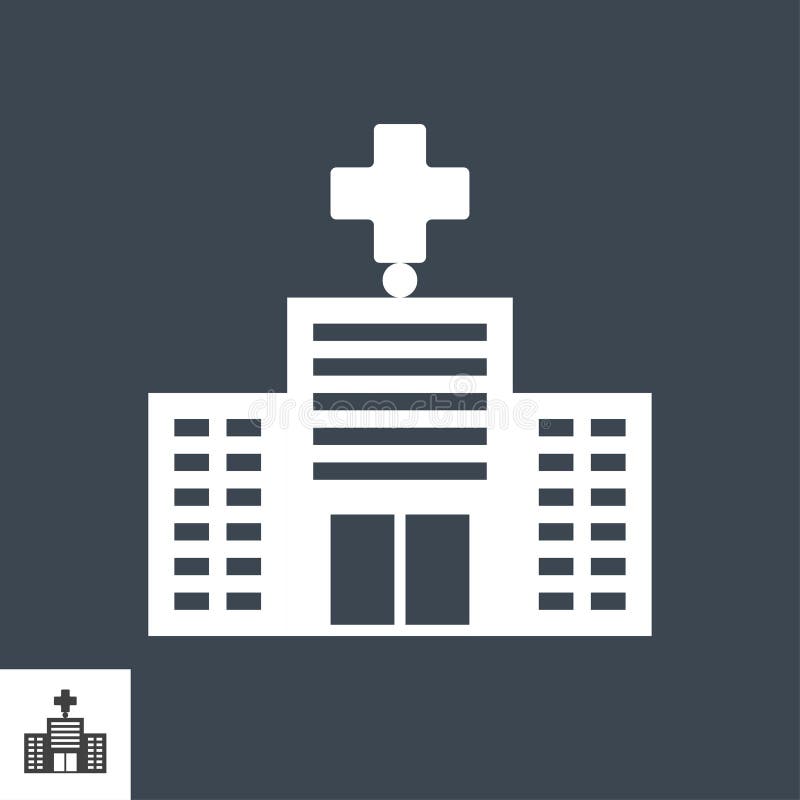 Hospital Vector Icon stock vector. Illustration of icon - 98736251