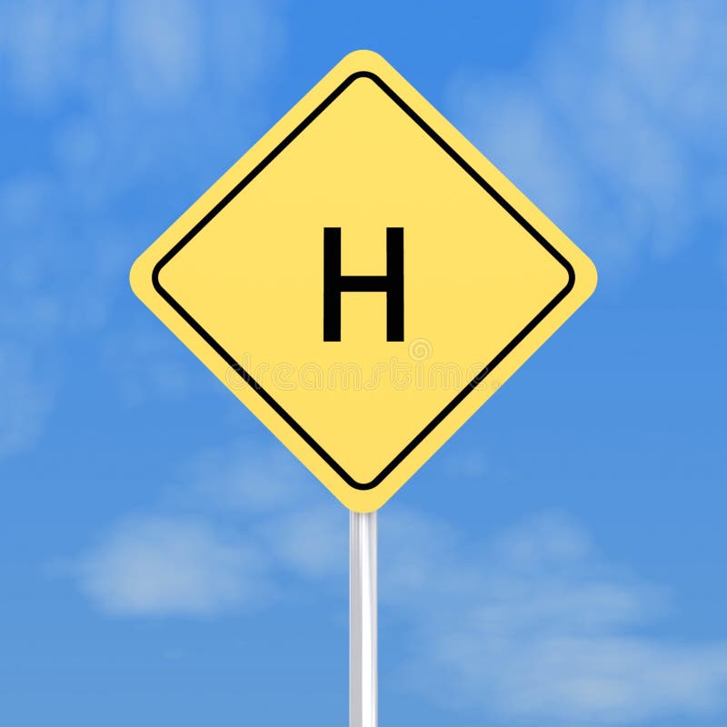 Sign indicating risk ahead stock illustration. Illustration of sbend ...