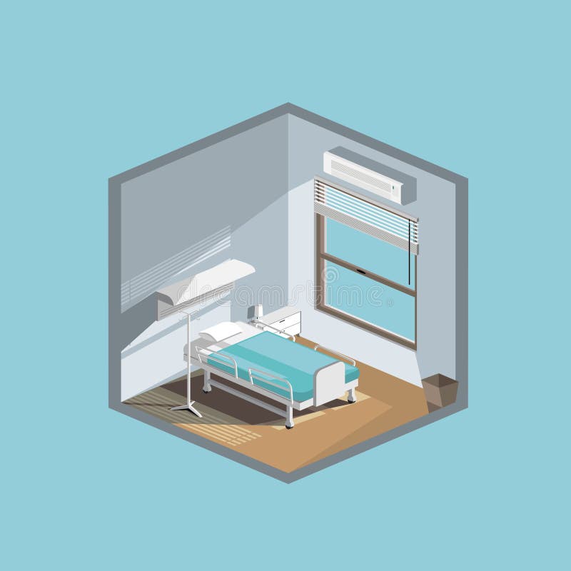 Hospital Isolation Room Stock Illustrations – 243 Hospital Isolation ...