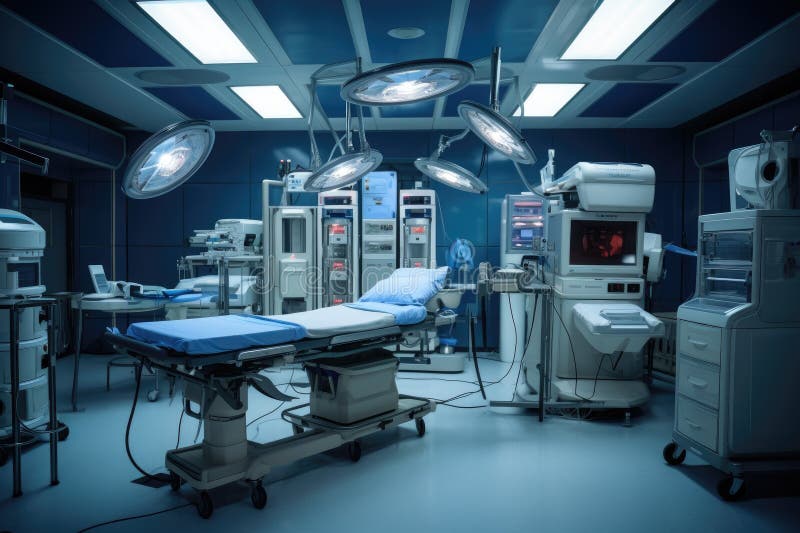 A Hospital Room Packed Full of Various Essential Medical Tools and ...