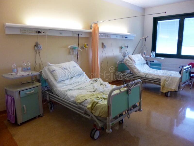 Hospital Room Ready for Patients. Medicine Concept. Stock Image - Image ...