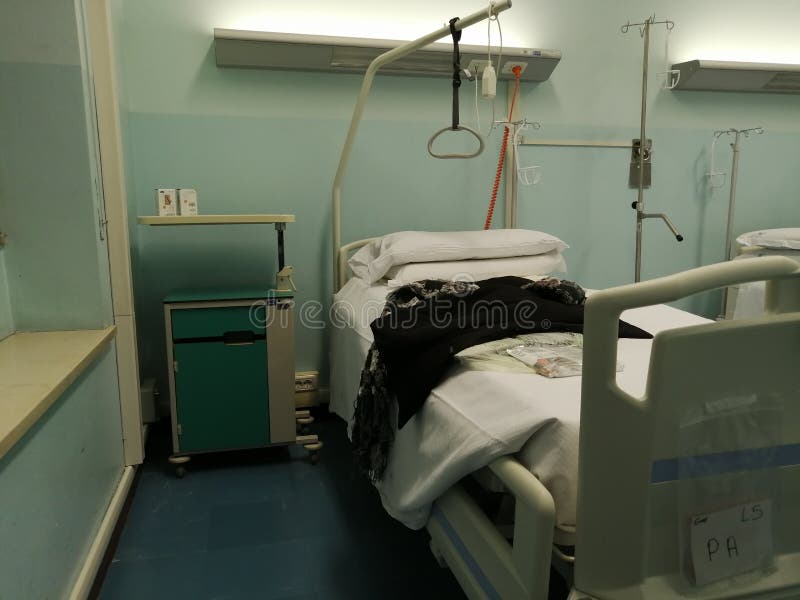 Hospital rooms stock image. Image of receive, beds, sick - 175679941