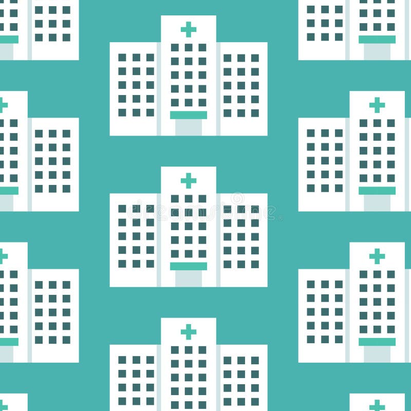 Hospital Seamless Pattern, Vector Illustration Stock Illustration ...