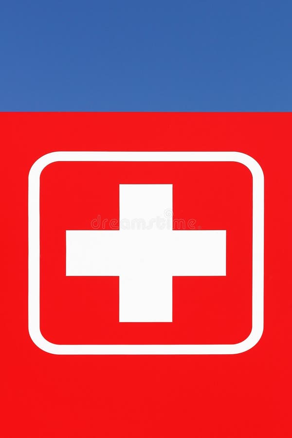 Hospital sign in France stock photo. Image of direction - 141094040