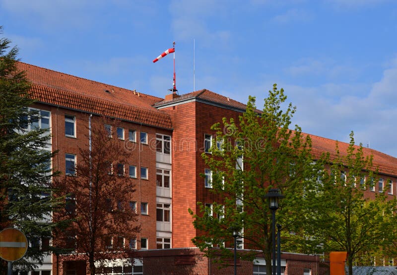 Hospital in Spring in the Town Walsrode, Lower Saxony Stock Photo ...