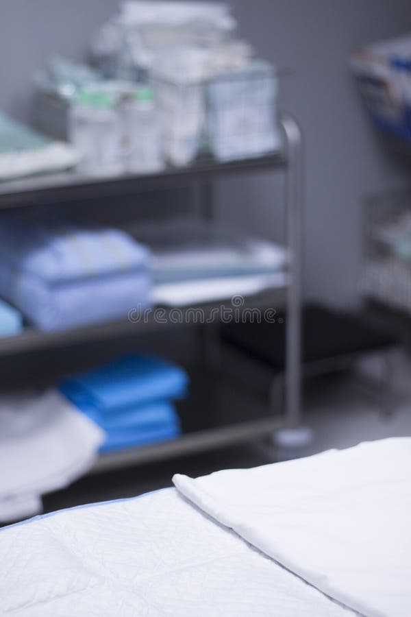 Hospital Surgery Operating Room Bed Stock Photo - Image of orthopedics ...