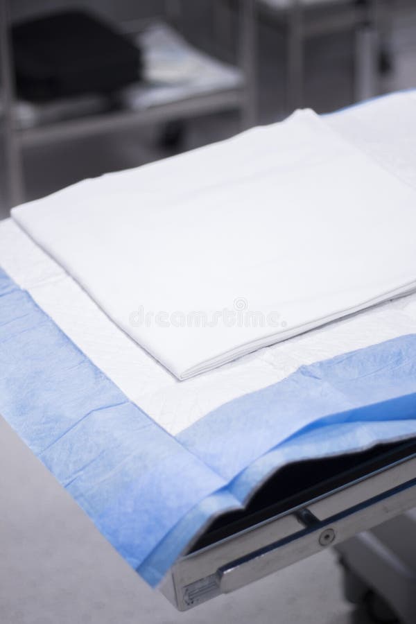 Hospital Surgery Operating Room Bed Stock Photo - Image of room ...