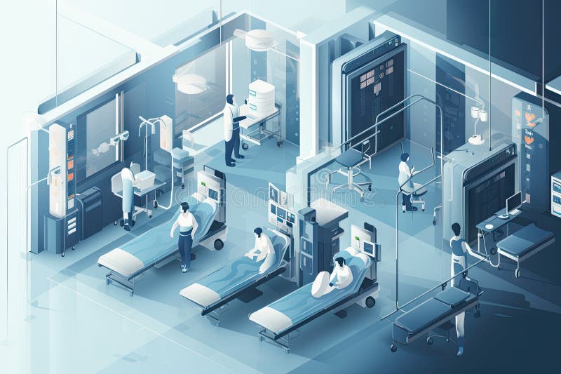 Hospital, with Team of Doctors Performing Stem Cell Transplant Stock ...