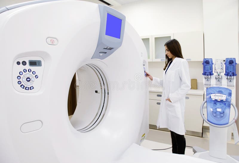 Tomograph Hospital Health Oncology Radiology Stock Photo - Image of ...