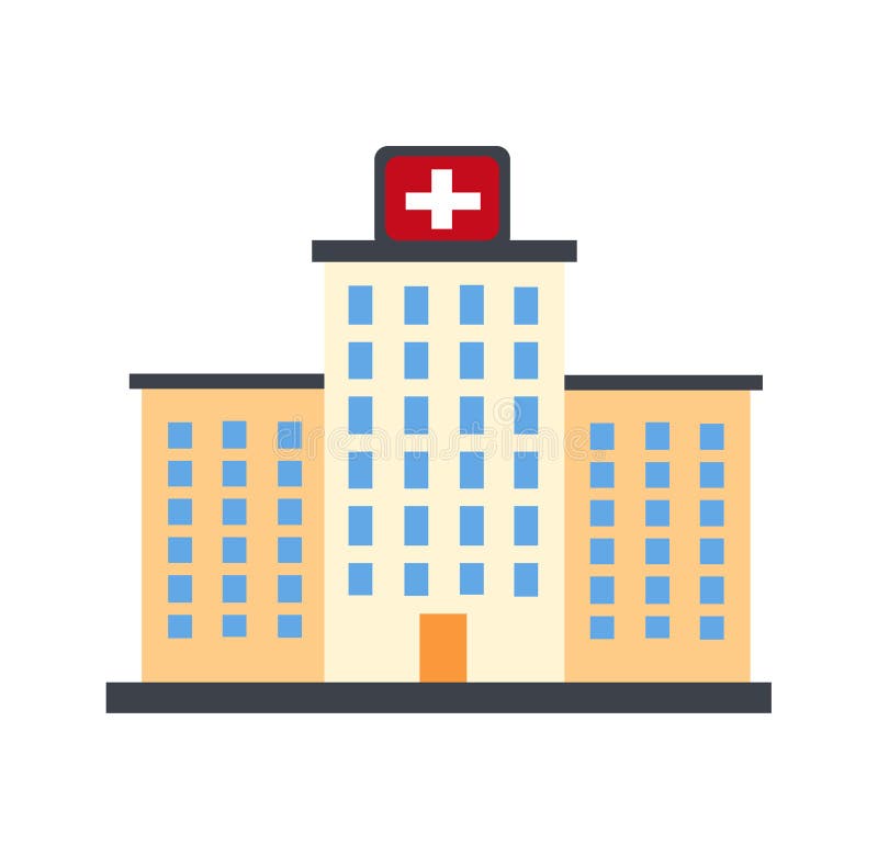Hospital Vector Illustration Design Stock Vector - Illustration of ...