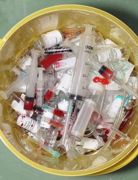 Hospital waste stock image. Image of garbage, danger - 28025685