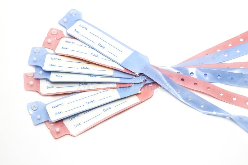 Hospital wrist tag stock image. Image of band, identification - 26233901