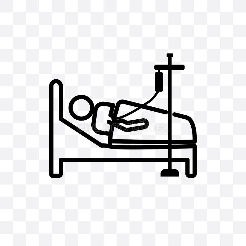 Hospitalization Linear Icon. Modern Outline Hospitalization Logo Stock ...