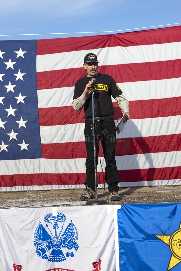 Host of 2nd Amendment Rally. Editorial Photography - Image of peaceful ...