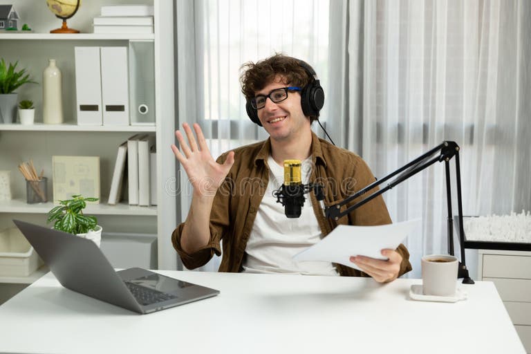 Host Channel of Influencer Reading Question Script on Social Media ...