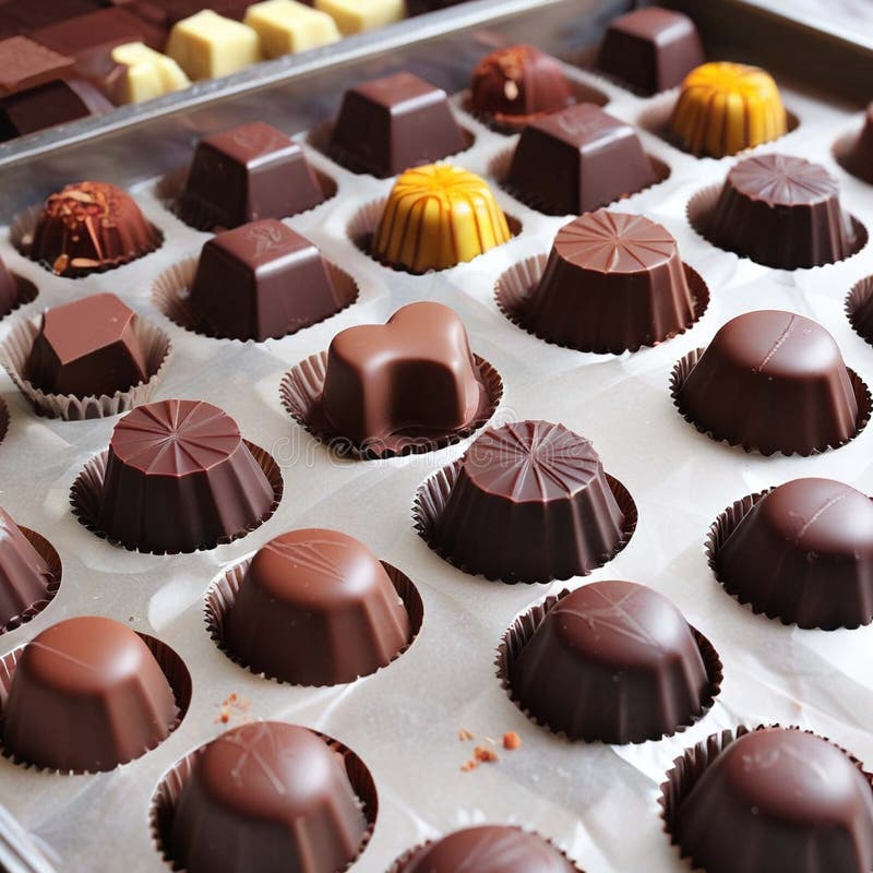 Host a Chocolate Tasting Party , AI Generative Stock Image - Image of ...