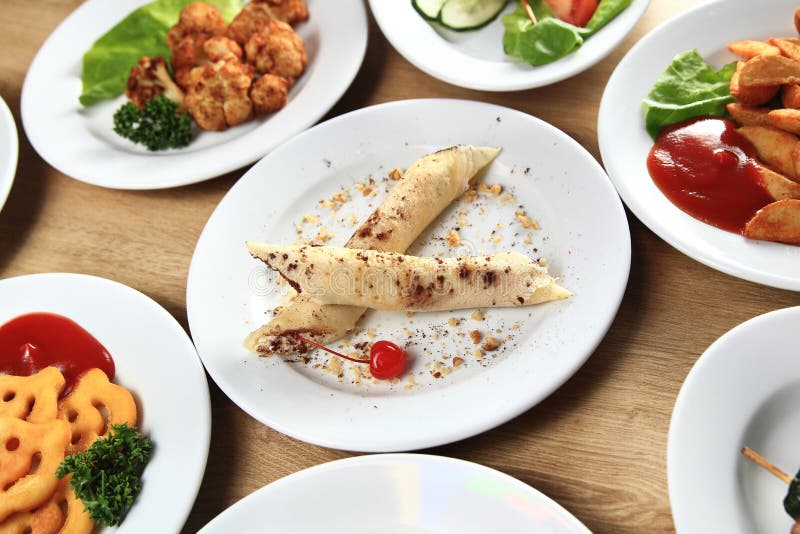 Host of Delicious Dishes on the Table Stock Image - Image of conceptual ...