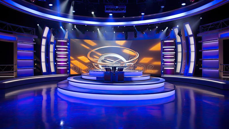 Host morning show stock illustration. Illustration of current - 307647267