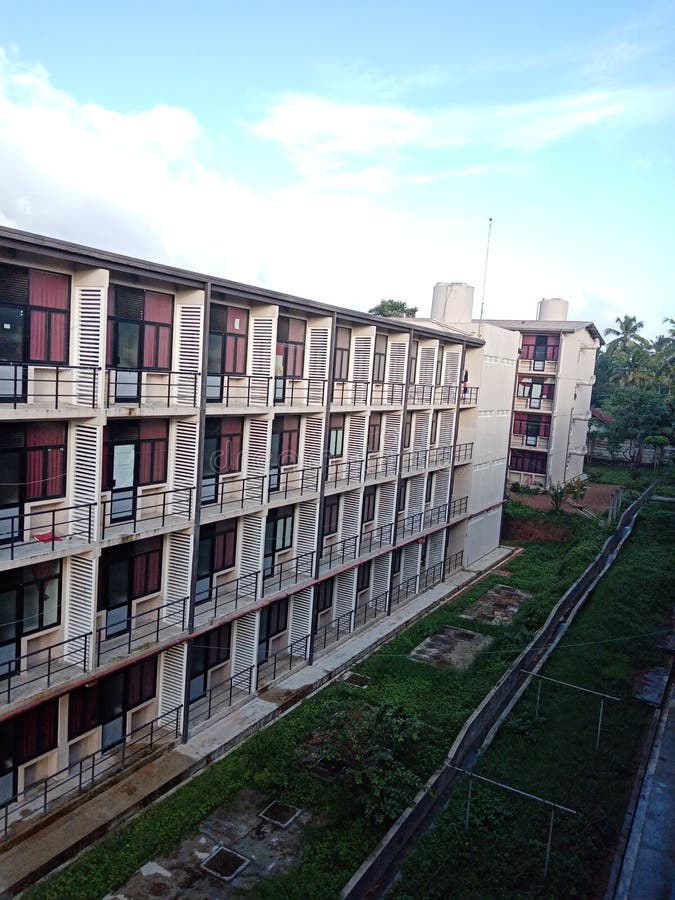 Hostel Building at Wayamba University Stock Image - Image of wayamba ...