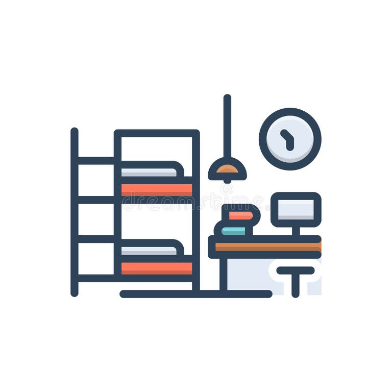 Hostel Dorm Stock Illustrations – 668 Hostel Dorm Stock Illustrations ...