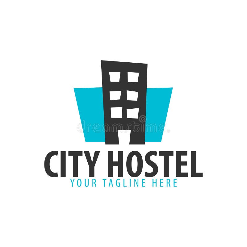 Hostel Logo. Hotel Logo. Travel Rest Place. Vector Illustration. Stock ...