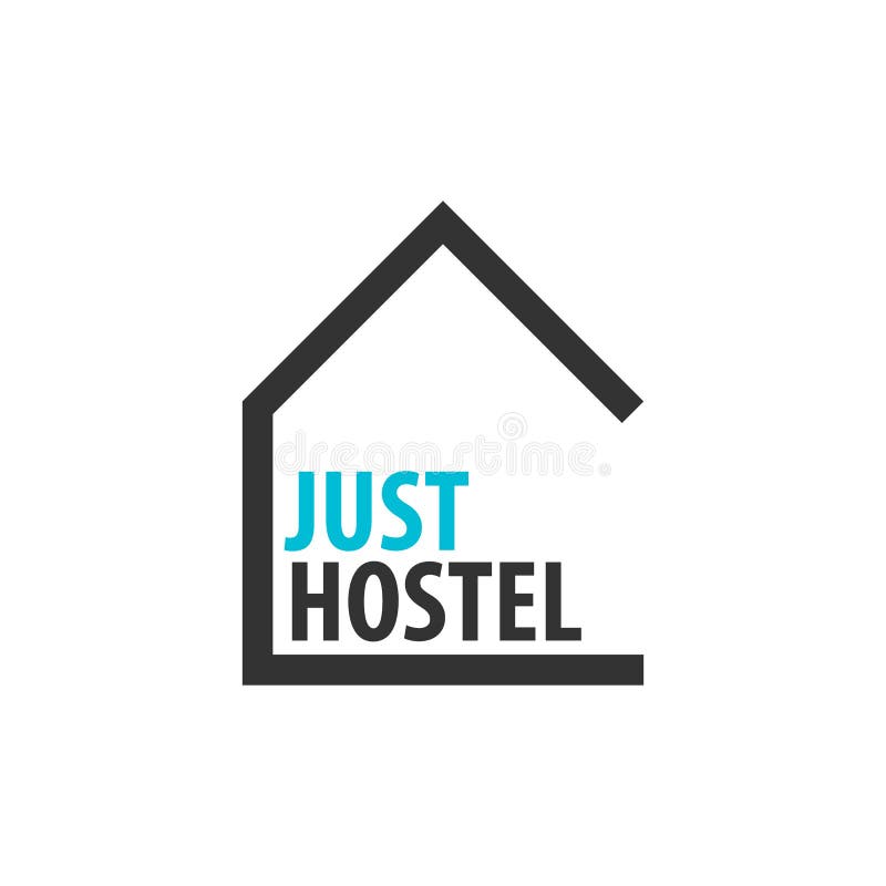 Hostel Logo. Hotel Logo. Travel Rest Place. Vector Illustration. Stock ...