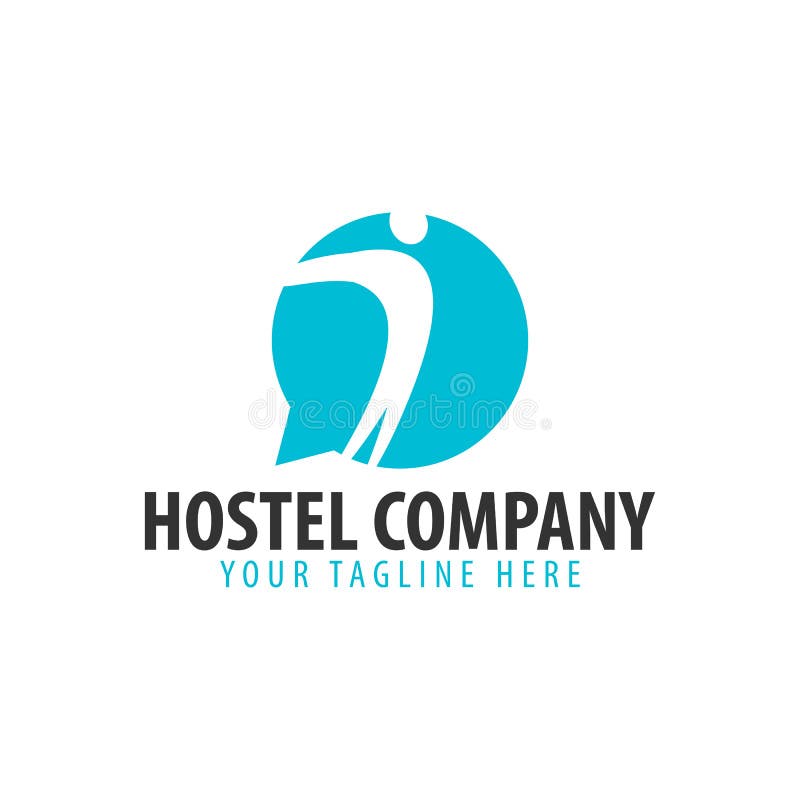 Hostel Logo. Hotel Logo. Travel Rest Place. Vector Illustration. Stock ...