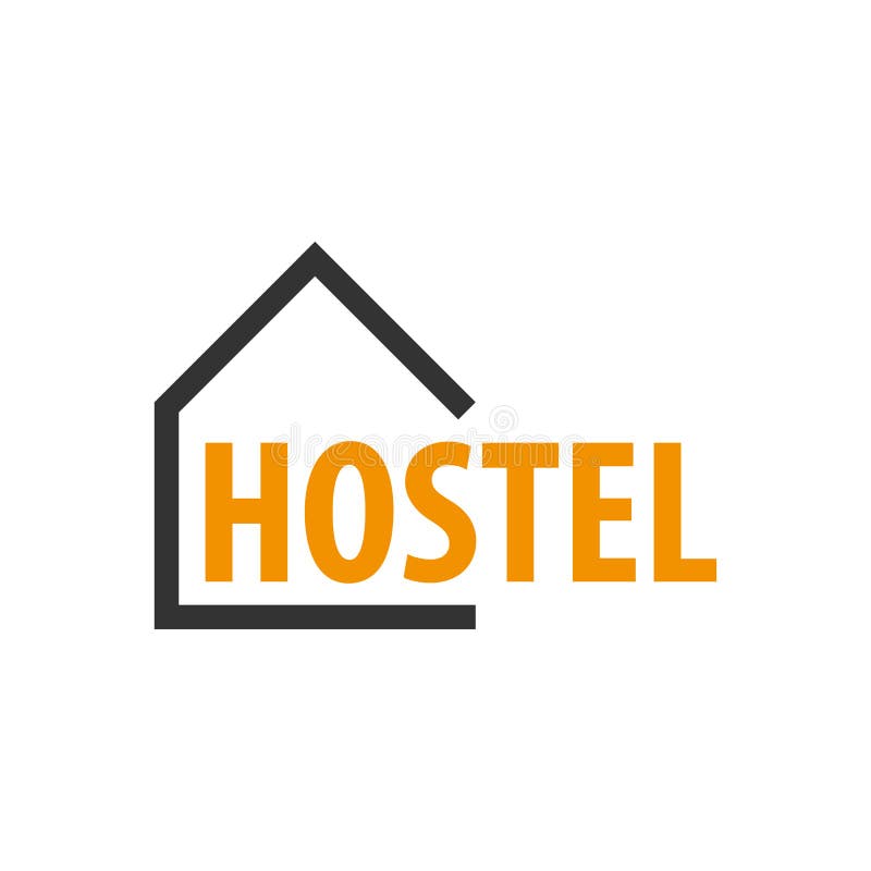 Hostel Logo. Hotel Logo. Travel Rest Place. Vector Illustration. Stock ...