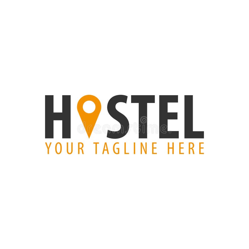 Hostel Logo. Hotel Logo. Travel Rest Place. Vector Illustration. Stock ...
