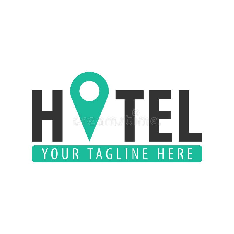 Hostel Logo. Hotel Logo. Travel Rest Place. Vector Illustration. Stock ...