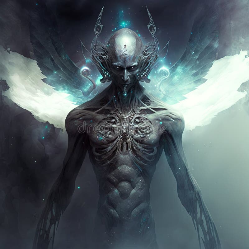 Hostile Alien Creature. Concept of Alien Life. Generative AI Stock ...