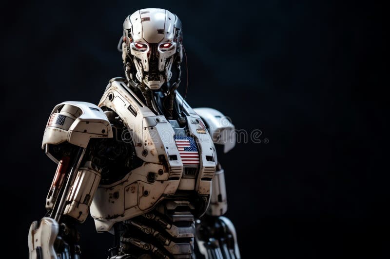 Robot American Flag Stock Illustrations – 93 Robot American Flag Stock ...