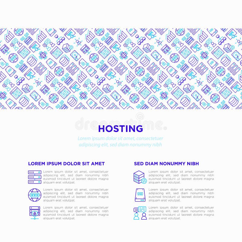 Web Hosting Panel Stock Vector Illustration Of Computer 16984040