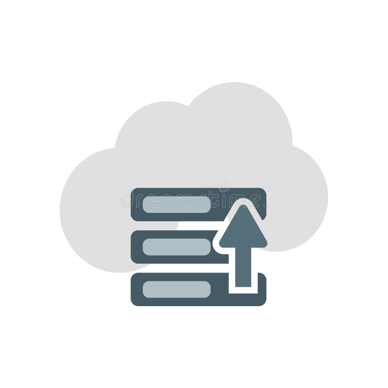 Hosting Icon Vector Sign and Symbol Isolated on White Background ...