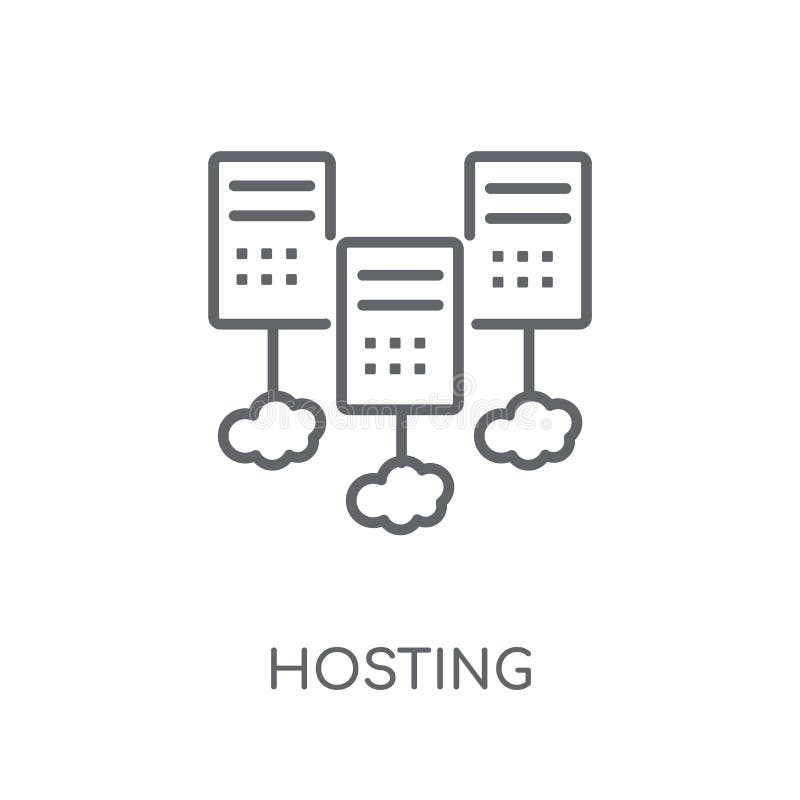 Hosting Icon. Trendy Hosting Logo Concept on White Background Fr Stock ...
