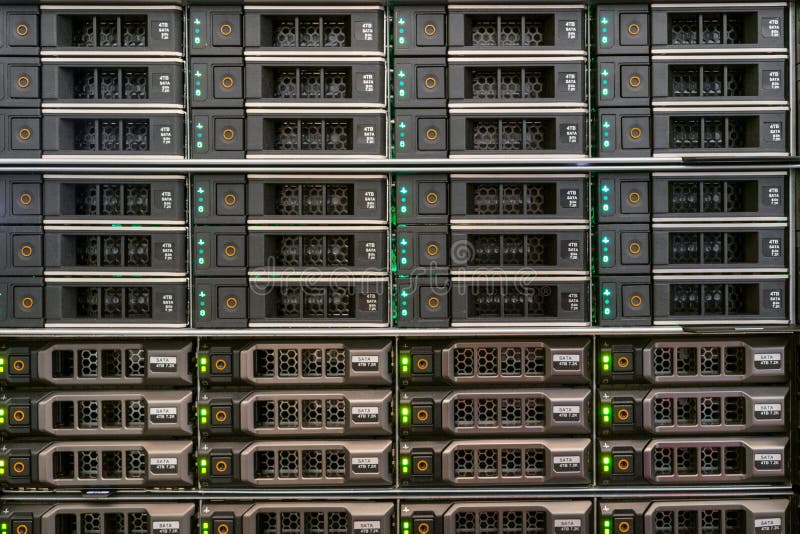 3 Servers on a cloud stock image. Image of move, network - 29675681