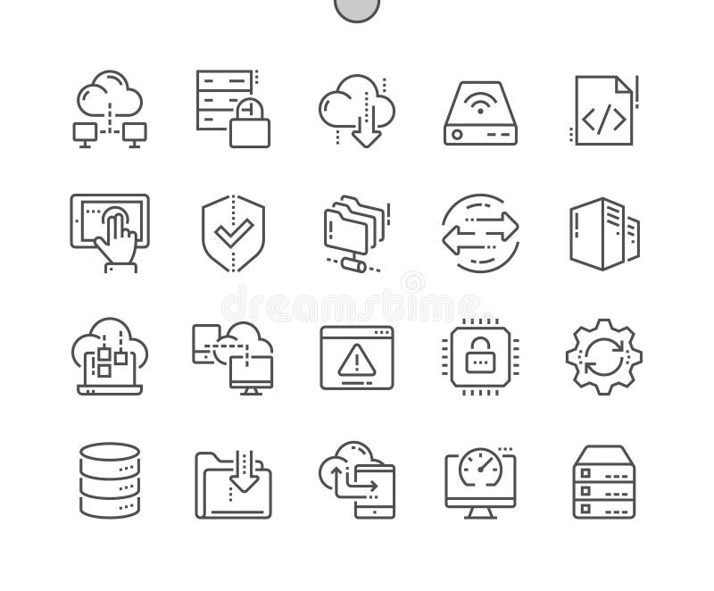 Servers Outline Stock Illustrations – 1,548 Servers Outline Stock ...