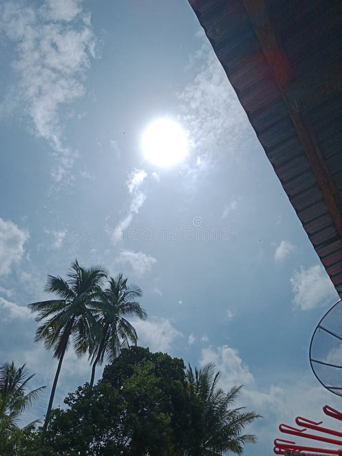 Hot Afternoon with Scorching Sun Stock Photo - Image of good, scorching ...