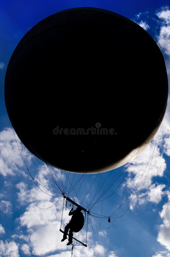 Hot air balloon stock photo. Image of balloon, rope, prague - 26045268
