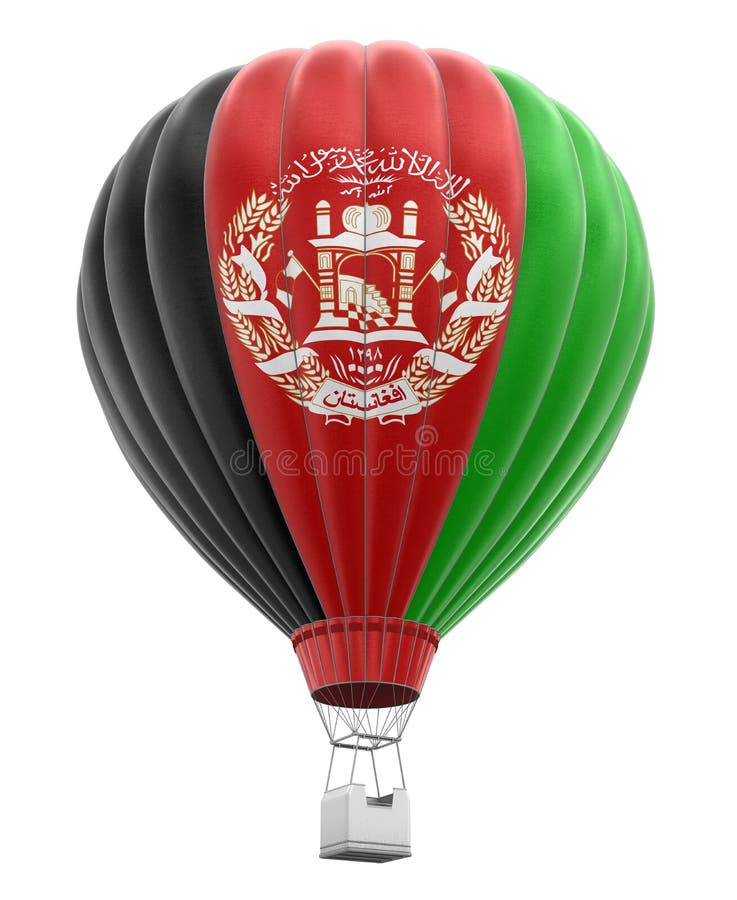 Hot Air Balloon (clipping Path Included) Stock Illustration ...