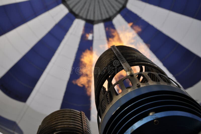 Hot air balloon burner stock image. Image of ballon - 157100525