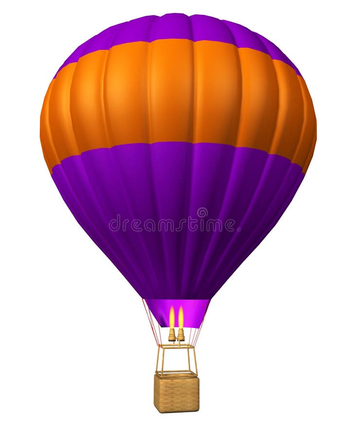 Hot air balloon stock illustration. Illustration of colorful - 8646883