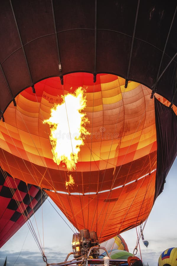 Albuquerque Hot Air Balloon Ride Sunset Stock Photos - Free & Royalty ...