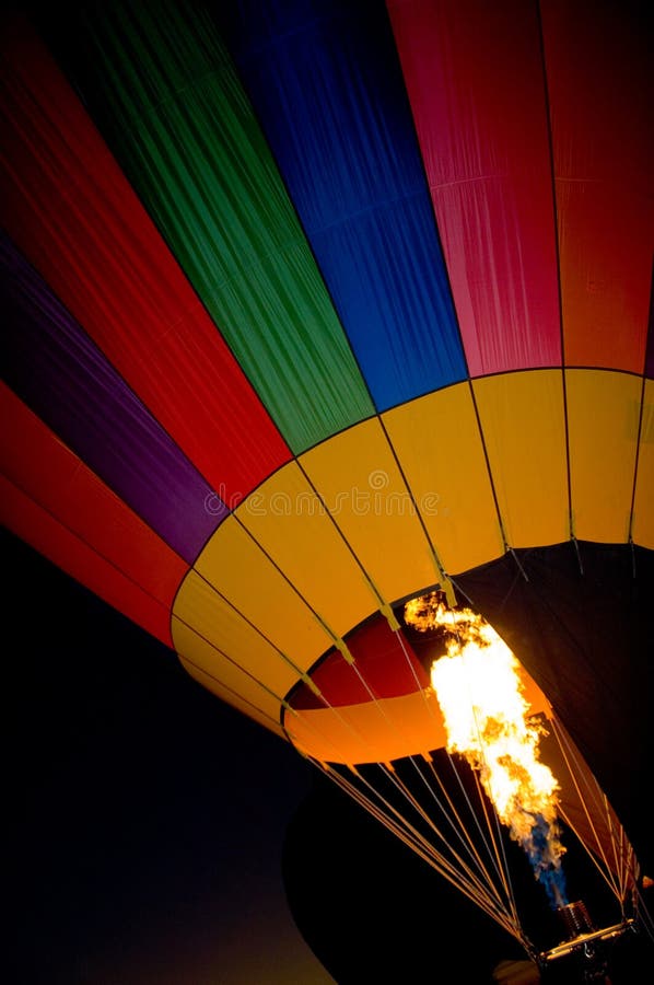 Hot Air Balloon torch stock photo. Image of blue, launch - 1329876